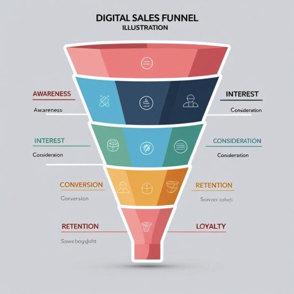Digital Marketing Sales Funnel - rankernotes.com
